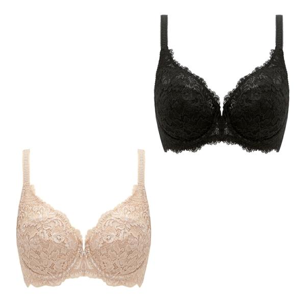 【発売日：2021年12月08日】■ブラジャーの種類：フルカップ■フック＆アイ：2段3列：D(75)3段3列：D(80/85)、E-Fカップ■ブラジャーのサイズ展開：D75 D80 D85E70 E75 E80 E85F70 F75 F80...