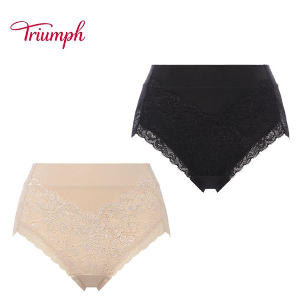 【発売日：2023年09月06日】■ヒップサイズ：[LL]：97-105cm■はきこみ丈：深め■素材：身生地：綿 90％、ポリウレタン 10％裏打：綿100％レース部：ナイロン、ポリウレタン※柄物商品は裁断の関係上、柄の出方が画像と異なる場...