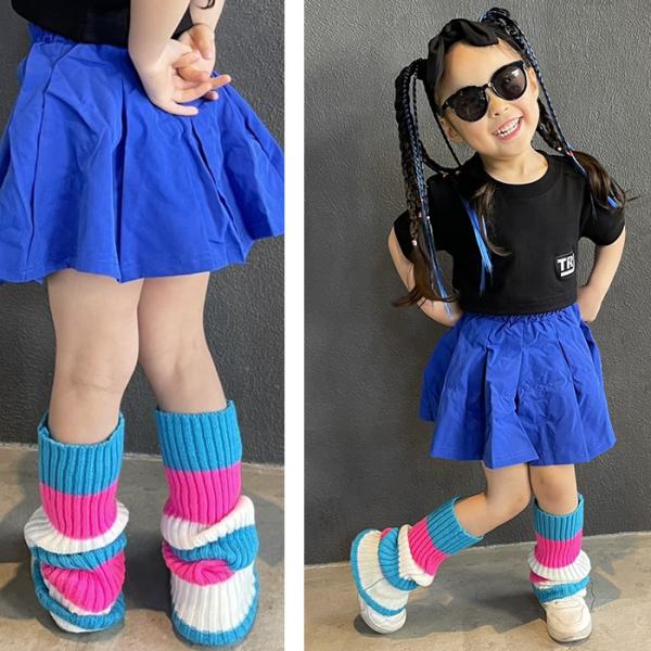 アクリル100％カラフルレッグウォーマー。フィットネスやダンス衣装にも！重ね履きも可愛いカラフルなレッグウォーマーです。キッズから大人まで幅広くご使用いただけるフリーサイズです♪キッズ〜大人まで。フリーサイズ●長さ 38cm / 幅 8cm...