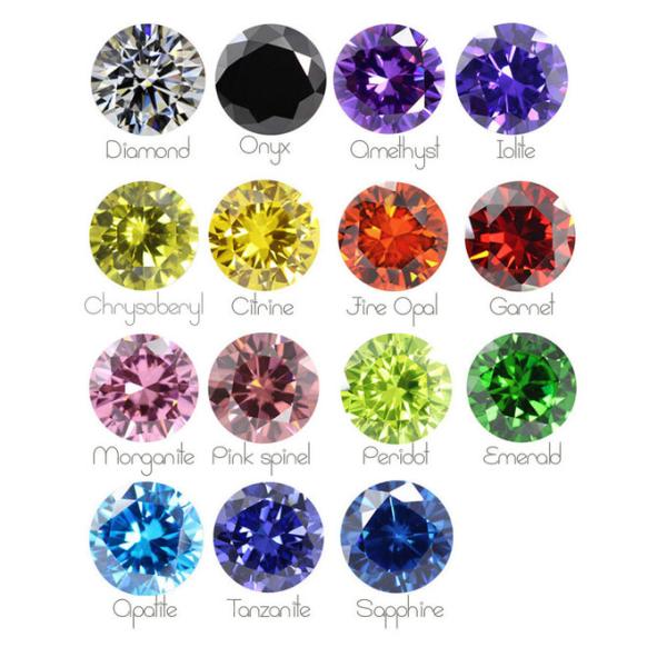 AAAA 高品質 キュービックジルコニアCZ ルース ラウンド ファセットカット ◆6ｍｍ6個入り　Diamond　Onyx　Amethyst　Garnet　Morganite　Iolite　Chrysoberyl　Citrine　Fire...