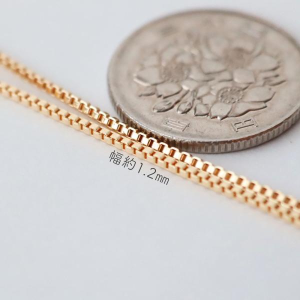 金アレ対応 色褪せにくい 14KGP ベネチアンチェーン□切り売り：約35cm例：70cmご購入の際は「数量を2」に設定のうえご購入ください。※カットせず繋がったまま（1本）納品いたします。□素材：真鍮 本金メッキ□サイズ：1コマ幅約 0....