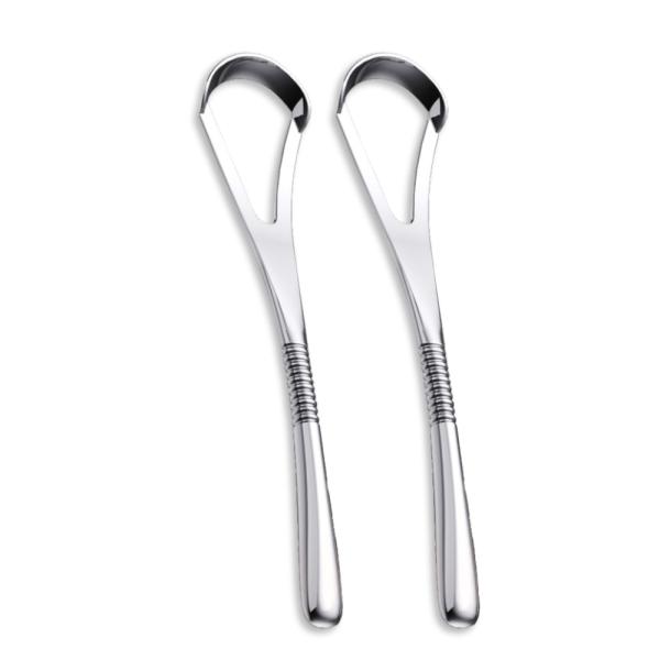 【★お得な2点セット★】当ストアの単品価格でワイドタイプを2本購入するよりもお安くなっております。【医療用316Lステンレス採用の舌クリーナー】人間工学デザインにより、舌の奥までスムーズに届き「オエッ」となる不快感を軽減。舌苔除去を効率よく...