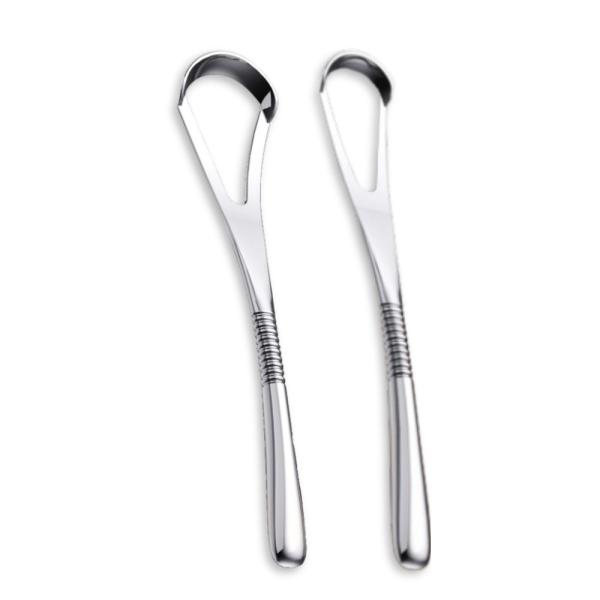 【★お得な2点セット★】当ストアの単品価格で「ワイドタイプ」と「ベーシックタイプ」を別々に購入するよりもお安くなっております。【医療用316Lステンレス採用の舌クリーナー】人間工学デザインにより、舌の奥までスムーズに届き「オエッ」となる不快...