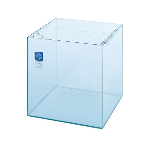 シンプルな４５ｘ４５ｘ４５cmフレームレス・ガラス水槽です。生活空間をスタイリッシュに演出します。