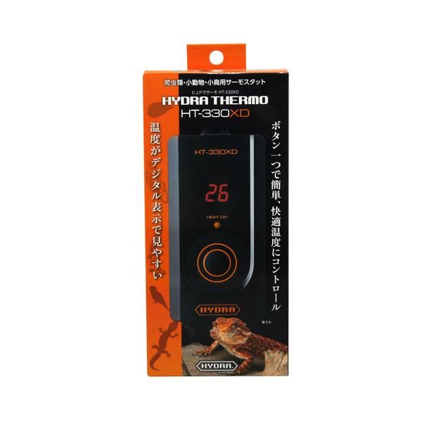 ボタン一つで簡単操作・ヒーター(別売り)をつなぐだけで快適温度にコントロール。ボディに浮かぶ、見やすいＬＥＤ温度表示。ヒュドラサーモには保温ランプ、セラミックヒーター、上部用ヒーターなどの保温器具が接続可能です。