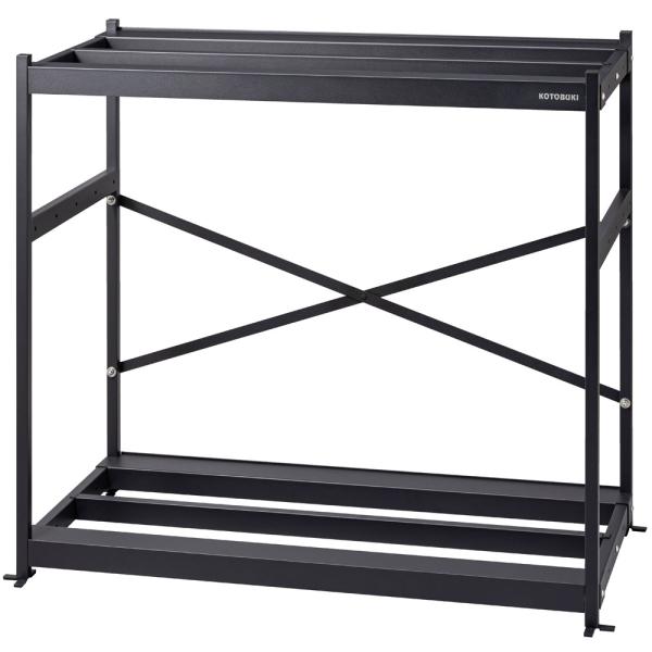 90cm水槽(奥行45cm)用スチール製2段台です。(組立式)幅90cm水槽を上下2段に設置できます。アレンジ次第で数十通りの組み立てが可能！