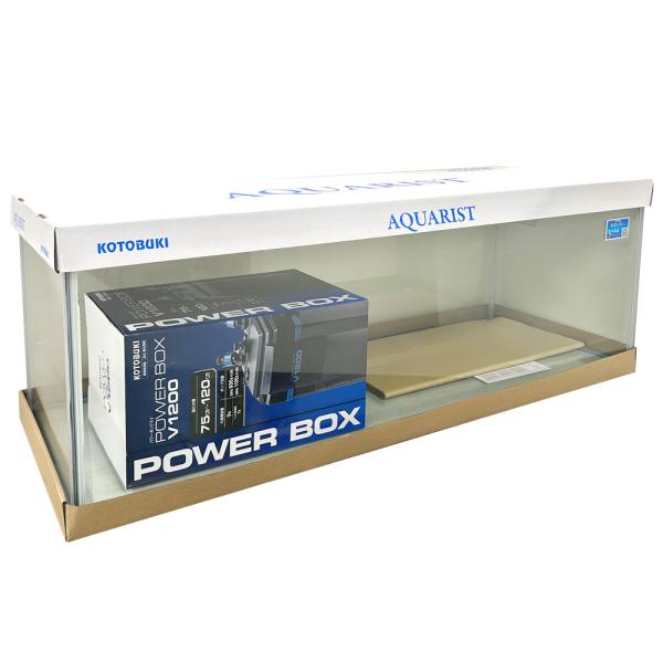 １２０cmガラス水槽と外部フィルター、専用ガラスフタのお買い得セットです。