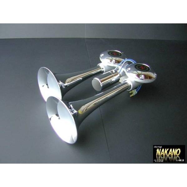 ●日建バトルハイパワー24V　BHP424●★購入日から１年間のメーカー保証付★●ワンランク上のNIKKEN（日建）製●フラットデザインでパワフルな超高音域和音●サウンドレベル：超高音●サイズ：280ｍｍ/重量：1450ｇ●24V専用●画像...