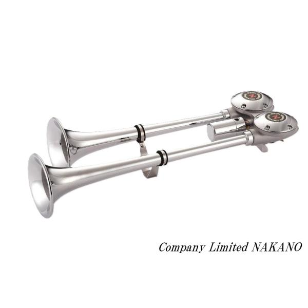 ●日建バトルロングヤンキー24V　BＬ470●★購入日から１年間のメーカー保証付★●ワンランク上のNIKKEN（日建）製●ロングトランペットが奏でる中音域和音●サウンドレベル：中音●サイズ：500ｍｍ/重量：1400ｇ●24V専用●画像はホ...