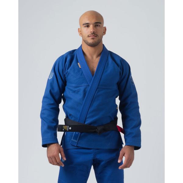 （この商品は送料無料でお届けします。沖縄、離島は除く。）【KINGZ キングズ】ブラジリアン柔術衣　上下セット（帯は付属しません）■ モデル：BALISTICO 4.0　バリスティコ 4.0 (旧モデル)■ カラー：青■ 状態：新品IBJJ...
