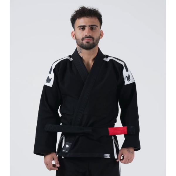 【KINGZ キングズ】ブラジリアン柔術衣　上下セット（帯は付属しません）■ モデル：SPORT　スポーツ（旧モデル）■ カラー：黒■ 状態：新品IBJJF 2024ルール には適合しておりません世界チャンピオン御用達のKINGZ。SPOR...