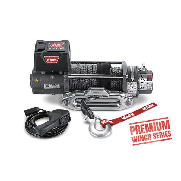 【 日本国内自社在庫あり 】アメリカ正規品直輸入の商品です。【WARN ウォーン】M8S / M8000S シンセティックロープ信頼の No1 ブランド「WARN」コード式のリモートコントローラー付属。扱いやすく軽量のシンセティックロープ。...