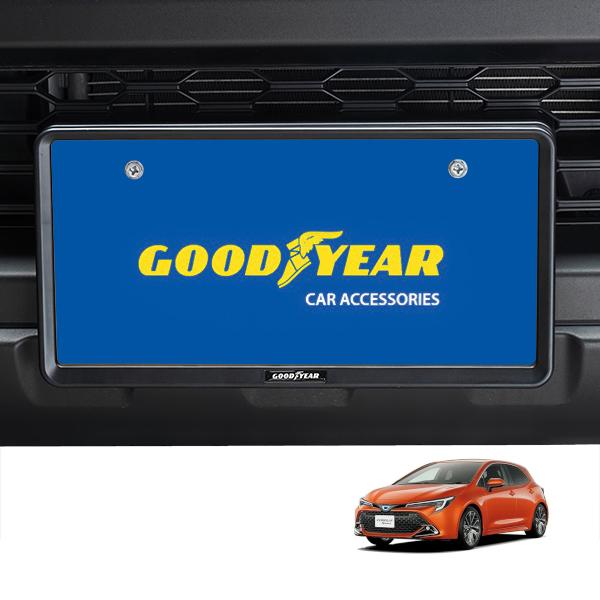 メーカー：GOODYEAR品名：GOODYEARロゴ入 ナンバーフレーム管理番号：g2291X2-TY-2内容物：本体×2セット(フロント/リア分)カラー：マットブラック材質：ABS樹脂取付方法：共締め/両面テープ備考：-適合車種：汎用品備...