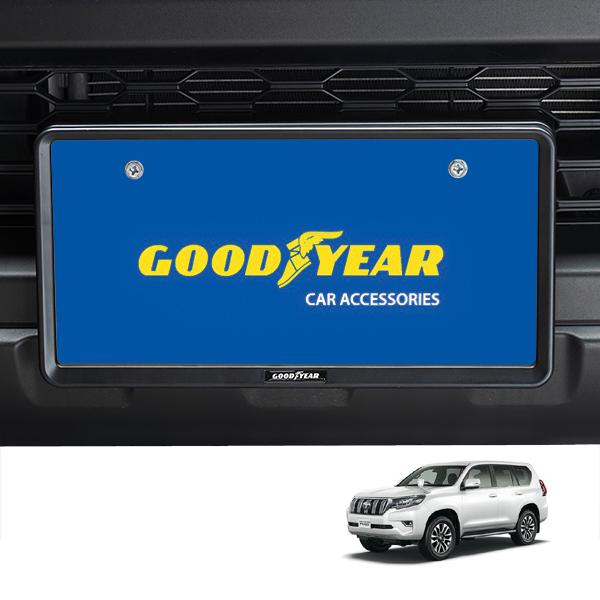 メーカー：GOODYEAR品名：GOODYEARロゴ入 ナンバーフレーム管理番号：g2291X2内容物：本体×2セット(フロント/リア分)カラー：マットブラック材質：ABS樹脂取付方法：共締め/両面テープ備考：-適合車種：汎用品備考：タイト...