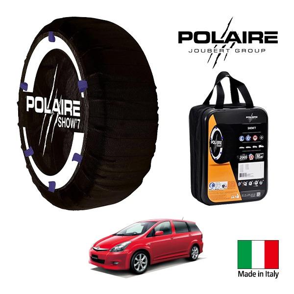 メーカー：POLAIRE商品名：スノーソックスShow7メーカー品番：S54内容物：2PCS(駆動タイヤ分)、手袋、収納ケース、説明書(外国語)管理番号：g2385カラー/材質：ブラック/ポリエステル素材説明：Polaire（ポレア）製のス...