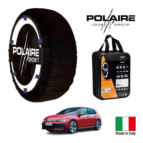 メーカー：POLAIRE商品名：スノーソックスShow7メーカー品番：S54内容物：2PCS(駆動タイヤ分)、手袋、収納ケース、説明書(外国語)管理番号：g2385カラー/材質：ブラック/ポリエステル素材説明：Polaire（ポレア）製のス...