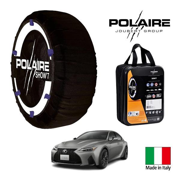 メーカー：POLAIRE商品名：スノーソックスShow7メーカー品番：S82内容物：2PCS(駆動タイヤ分)、手袋、収納ケース、説明書(外国語)管理番号：g2386カラー/材質：ブラック/ポリエステル素材説明：Polaire（ポレア）製のス...