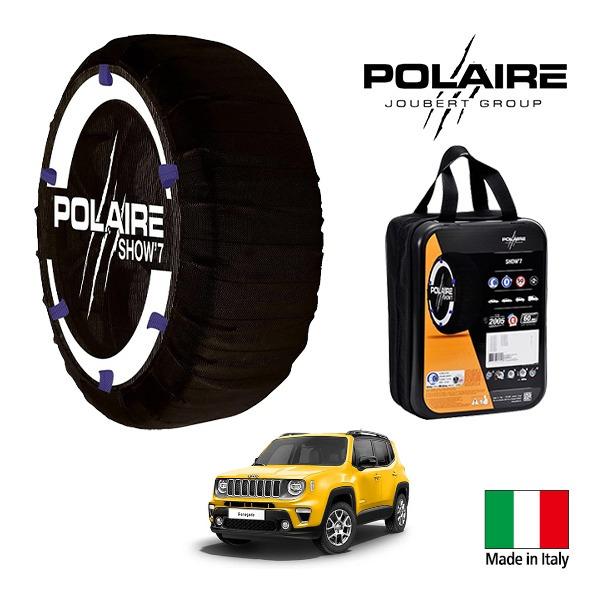 メーカー：POLAIRE商品名：スノーソックスShow7メーカー品番：S83内容物：2PCS(駆動タイヤ分)、手袋、収納ケース、説明書(外国語)管理番号：g2387カラー/材質：ブラック/ポリエステル素材説明：Polaire（ポレア）製のス...