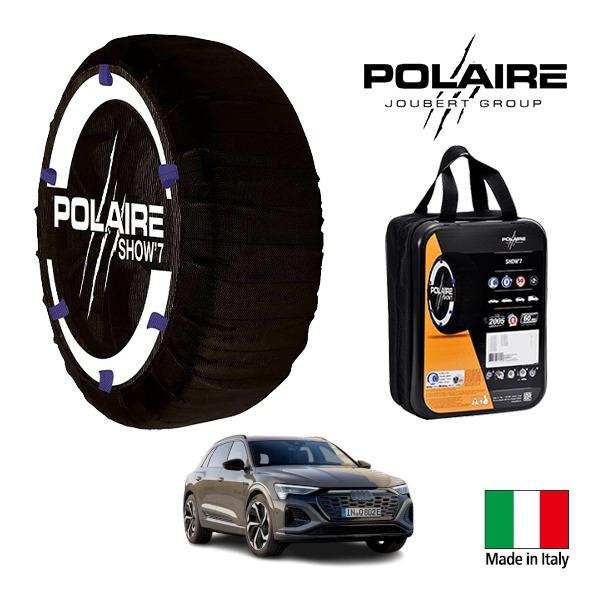 メーカー：POLAIRE商品名：スノーソックスShow7メーカー品番：S88内容物：2PCS(駆動タイヤ分)、手袋、収納ケース、説明書(外国語)管理番号：g2391カラー/材質：ブラック/ポリエステル素材説明：Polaire（ポレア）製のス...