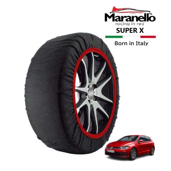 メーカー：Maranello商品名：Maranello SUPER X スノーソックスメーカー品番：SUPERX-M内容物：2PCS(駆動タイヤ分)、手袋、収納ケース、説明書(外国語)管理番号：g2456カラー/材質：ブラック/ポリエステル...