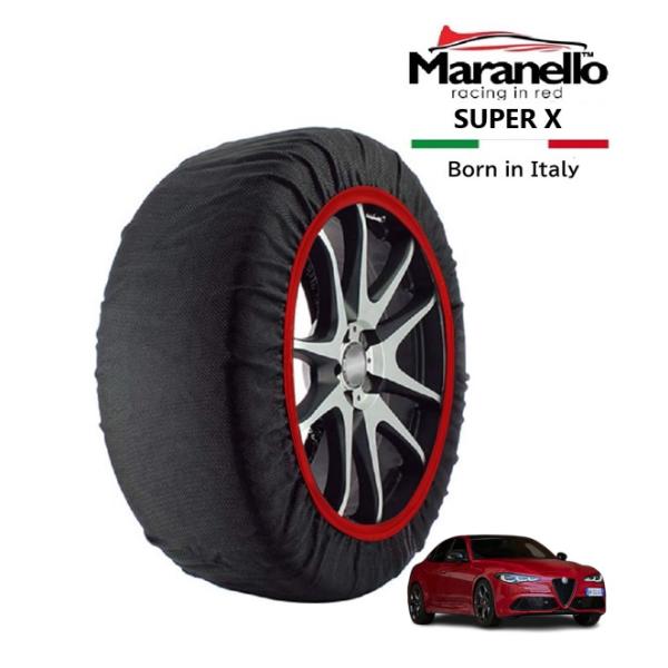 メーカー：Maranello商品名：Maranello SUPER X スノーソックスメーカー品番：SUPERX-L内容物：2PCS(駆動タイヤ分)、手袋、収納ケース、説明書(外国語)管理番号：g2457カラー/材質：ブラック/ポリエステル...