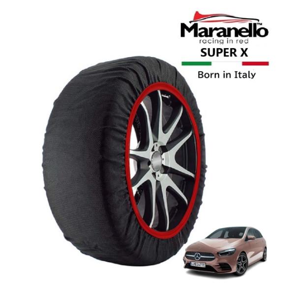 メーカー：Maranello商品名：Maranello SUPER X スノーソックスメーカー品番：SUPERX-L内容物：2PCS(駆動タイヤ分)、手袋、収納ケース、説明書(外国語)管理番号：g2457カラー/材質：ブラック/ポリエステル...