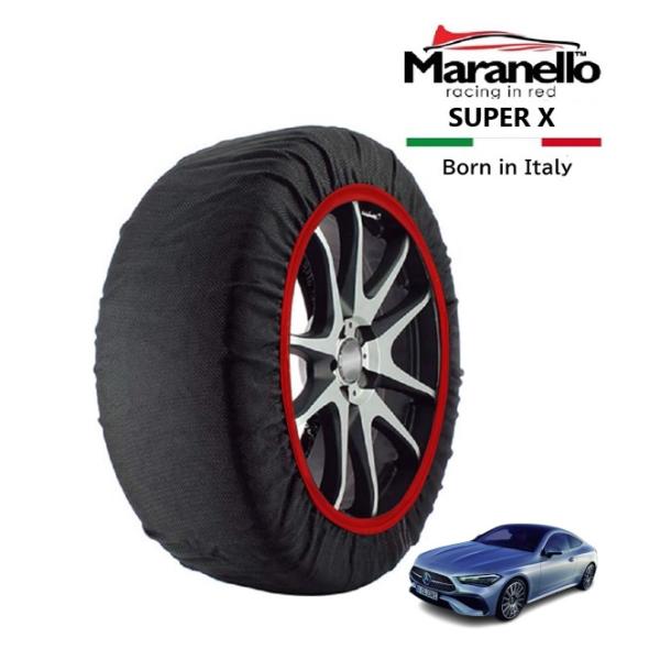 メーカー：Maranello商品名：Maranello SUPER X スノーソックスメーカー品番：SUPERX-L内容物：2PCS(駆動タイヤ分)、手袋、収納ケース、説明書(外国語)管理番号：g2457カラー/材質：ブラック/ポリエステル...