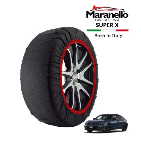 メーカー：Maranello商品名：Maranello SUPER X スノーソックスメーカー品番：SUPERX-L内容物：2PCS(駆動タイヤ分)、手袋、収納ケース、説明書(外国語)管理番号：g2457カラー/材質：ブラック/ポリエステル...