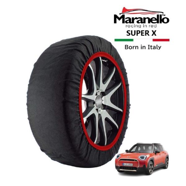 メーカー：Maranello商品名：Maranello SUPER X スノーソックスメーカー品番：SUPERX-L内容物：2PCS(駆動タイヤ分)、手袋、収納ケース、説明書(外国語)管理番号：g2457カラー/材質：ブラック/ポリエステル...