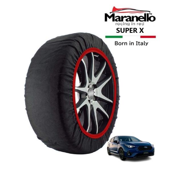 メーカー：Maranello商品名：Maranello SUPER X スノーソックスメーカー品番：SUPERX-L内容物：2PCS(駆動タイヤ分)、手袋、収納ケース、説明書(外国語)管理番号：g2457カラー/材質：ブラック/ポリエステル...