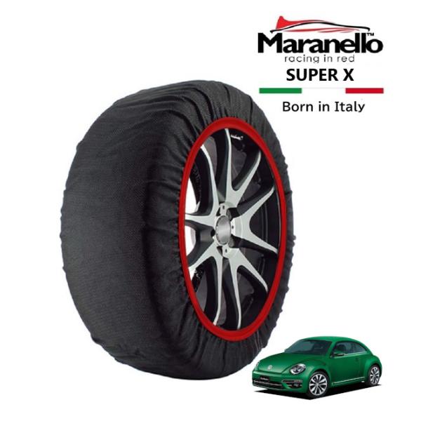 メーカー：Maranello商品名：Maranello SUPER X スノーソックスメーカー品番：SUPERX-L内容物：2PCS(駆動タイヤ分)、手袋、収納ケース、説明書(外国語)管理番号：g2457カラー/材質：ブラック/ポリエステル...