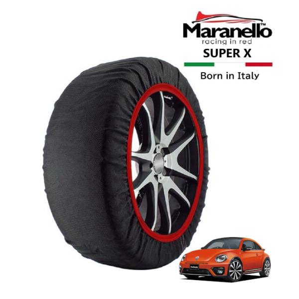メーカー：Maranello商品名：Maranello SUPER X スノーソックスメーカー品番：SUPERX-L内容物：2PCS(駆動タイヤ分)、手袋、収納ケース、説明書(外国語)管理番号：g2457カラー/材質：ブラック/ポリエステル...