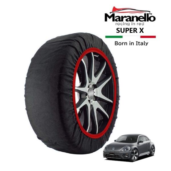 メーカー：Maranello商品名：Maranello SUPER X スノーソックスメーカー品番：SUPERX-L内容物：2PCS(駆動タイヤ分)、手袋、収納ケース、説明書(外国語)管理番号：g2457カラー/材質：ブラック/ポリエステル...