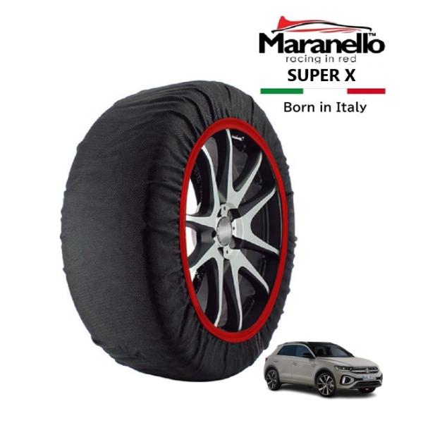 メーカー：Maranello商品名：Maranello SUPER X スノーソックスメーカー品番：SUPERX-L内容物：2PCS(駆動タイヤ分)、手袋、収納ケース、説明書(外国語)管理番号：g2457カラー/材質：ブラック/ポリエステル...