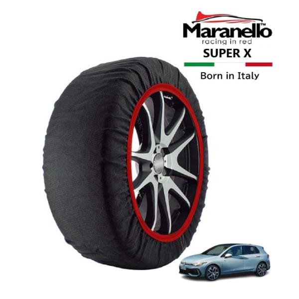 メーカー：Maranello商品名：Maranello SUPER X スノーソックスメーカー品番：SUPERX-L内容物：2PCS(駆動タイヤ分)、手袋、収納ケース、説明書(外国語)管理番号：g2457カラー/材質：ブラック/ポリエステル...
