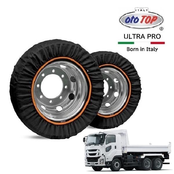 メーカー：oto TOP商品名：ULTRA PRO Truck スノーソックスメーカー品番：PRO-RX170内容物：2PCS(駆動タイヤ分)、手袋、収納ケース、説明書(外国語)管理番号：g2458-3カラー/材質：ブラック/ポリエステル素...