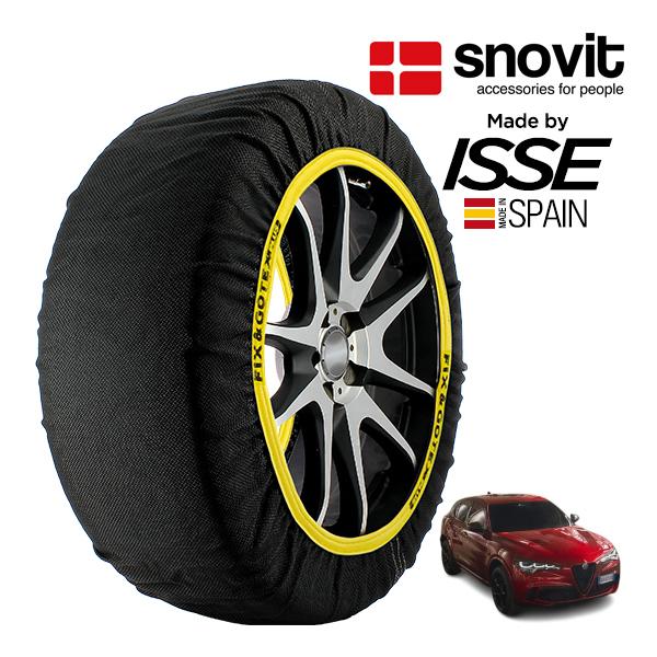 メーカー：snovit(ISSE製造)商品名：snovit SNOW SOCKS XLメーカー品番：8ZPXL内容物：2PCS(駆動タイヤ分)、手袋、収納ケース、説明書(外国語)管理番号：g2488カラー/材質：ブラック/ポリエステル素材説...