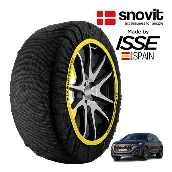 メーカー：snovit(ISSE製造)商品名：snovit SNOW SOCKS XXLメーカー品番：8ZPXXL内容物：2PCS(駆動タイヤ分)、手袋、収納ケース、説明書(外国語)管理番号：g2489カラー/材質：ブラック/ポリエステル素...