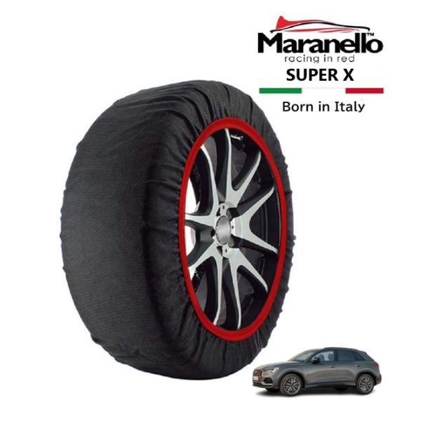 メーカー：Maranello商品名：Maranello SUPER X スノーソックスメーカー品番：SUPERX-XL内容物：2PCS(駆動タイヤ分)、手袋、収納ケース、説明書(外国語)管理番号：g2504カラー/材質：ブラック/ポリエステ...