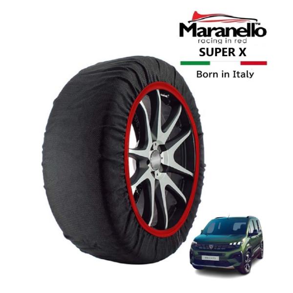 メーカー：Maranello商品名：Maranello SUPER X スノーソックスメーカー品番：SUPERX-XL内容物：2PCS(駆動タイヤ分)、手袋、収納ケース、説明書(外国語)管理番号：g2504カラー/材質：ブラック/ポリエステ...