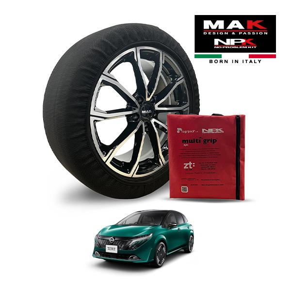 メーカー：MAK品名：NPK Multigrip Light Snow Socksメーカー品番：73000SSL05管理番号：g2773内容物：2PCS(駆動タイヤ分)、手袋、収納ケース、説明書(外国語)カラー/材質：ブラック/ポリエステル...