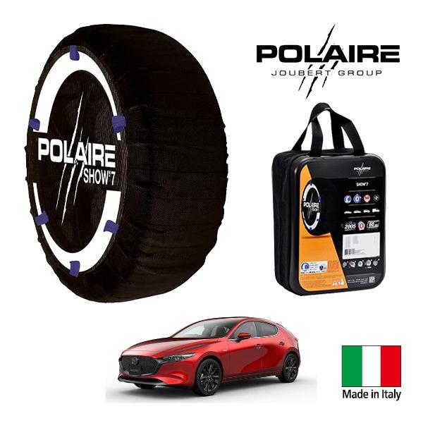 メーカー：POLAIRE商品名：スノーソックスShow7メーカー品番：S81内容物：2PCS(駆動タイヤ分)、手袋、収納ケース、説明書(外国語)管理番号：g2912カラー/材質：ブラック/ポリエステル素材説明：Polaire（ポレア）製のス...