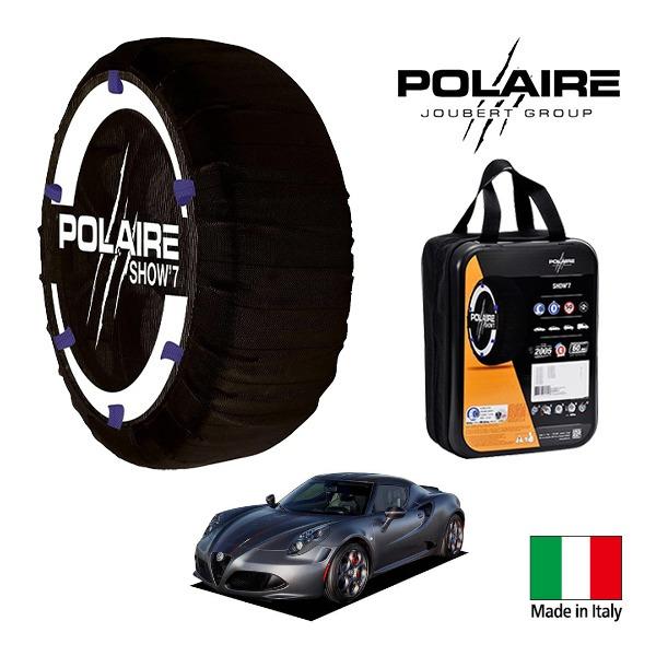 メーカー：POLAIRE商品名：スノーソックスShow7メーカー品番：S81内容物：2PCS(駆動タイヤ分)、手袋、収納ケース、説明書(外国語)管理番号：g2912カラー/材質：ブラック/ポリエステル素材説明：Polaire（ポレア）製のス...