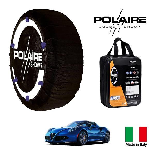 メーカー：POLAIRE商品名：スノーソックスShow7メーカー品番：S81内容物：2PCS(駆動タイヤ分)、手袋、収納ケース、説明書(外国語)管理番号：g2912カラー/材質：ブラック/ポリエステル素材説明：Polaire（ポレア）製のス...