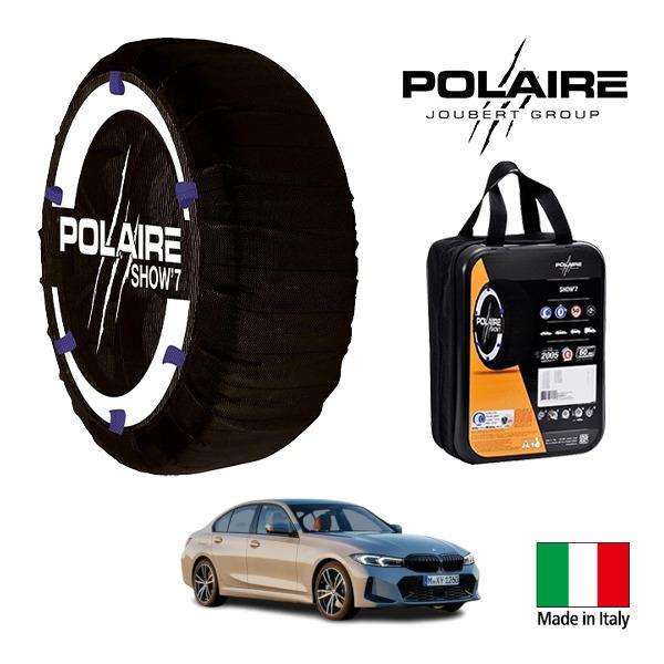 メーカー：POLAIRE商品名：スノーソックスShow7メーカー品番：S81内容物：2PCS(駆動タイヤ分)、手袋、収納ケース、説明書(外国語)管理番号：g2912カラー/材質：ブラック/ポリエステル素材説明：Polaire（ポレア）製のス...