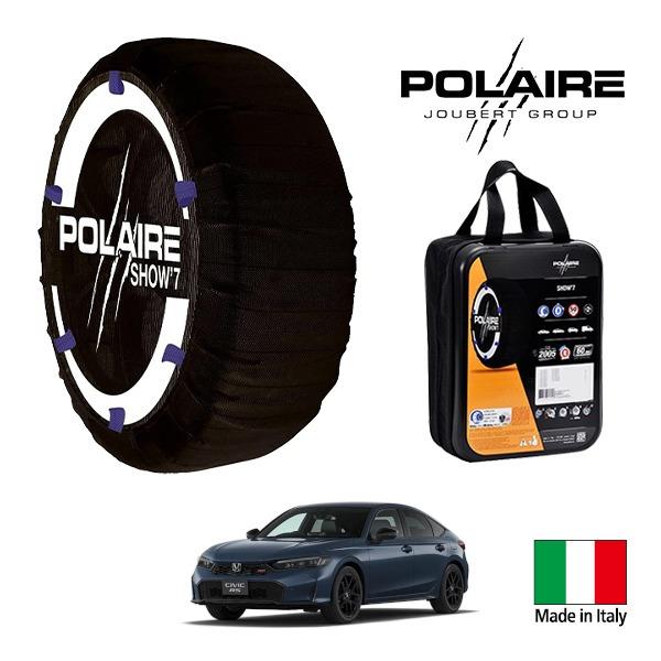 メーカー：POLAIRE商品名：スノーソックスShow7メーカー品番：S81内容物：2PCS(駆動タイヤ分)、手袋、収納ケース、説明書(外国語)管理番号：g2912カラー/材質：ブラック/ポリエステル素材説明：Polaire（ポレア）製のス...