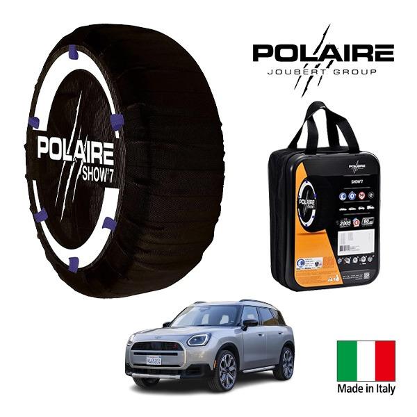 メーカー：POLAIRE商品名：スノーソックスShow7メーカー品番：S84内容物：2PCS(駆動タイヤ分)、手袋、収納ケース、説明書(外国語)管理番号：g2913カラー/材質：ブラック/ポリエステル素材説明：Polaire（ポレア）製のス...