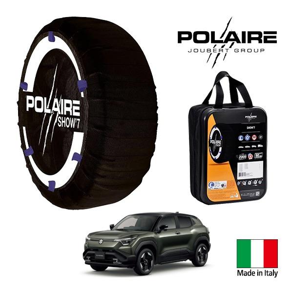 メーカー：POLAIRE商品名：スノーソックスShow7メーカー品番：S84内容物：2PCS(駆動タイヤ分)、手袋、収納ケース、説明書(外国語)管理番号：g2913カラー/材質：ブラック/ポリエステル素材説明：Polaire（ポレア）製のス...