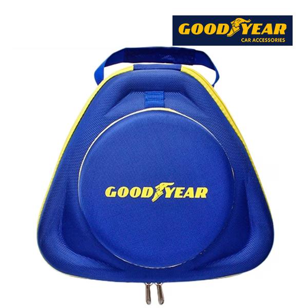 メーカー：GOODYEAR品名：汎用ロードサイドエマージェンシーキット/自動車緊急キット管理番号：k8002品番：-内容：折りたたみ式パイロン(収納バッグ一体型)ブースターケーブル牽引フック付き牽引ロープ注意灯(パイロン用赤色灯)セーフティ...