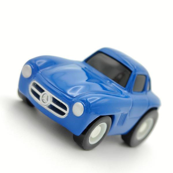 Mercedes-Benz 純正300SL PULLBACKモデルカー(青)「チョロＱ」風のミニカーメルセデス・ベンツ